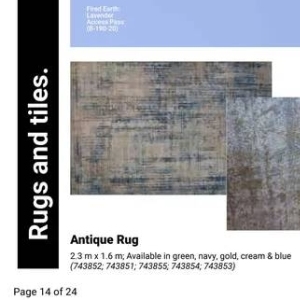 Builders warehouse rugs store