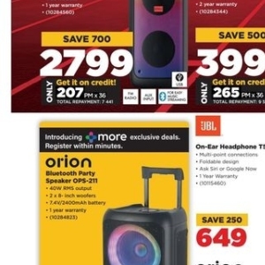 Speaker deals at HiFi Corp valid to 21.07 | Check at Allcatalogues.co.za