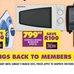 Microwave oven deals at Checkers Hyper valid to 22.01 | Check at ...