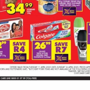 Toothpaste colgate deals at Shoprite valid to 16.04 | Check at ...