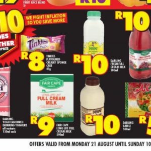 Sponge cake deals at Shoprite valid to 10.09 | Check at Allcatalogues.co.za