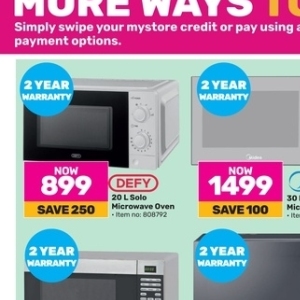 Microwave oven deals at Game valid to 20.10 | Check at Allcatalogues.co.za