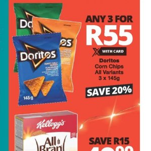 Doritos deals at Checkers valid to 19.11 | Check at Allcatalogues.co.za
